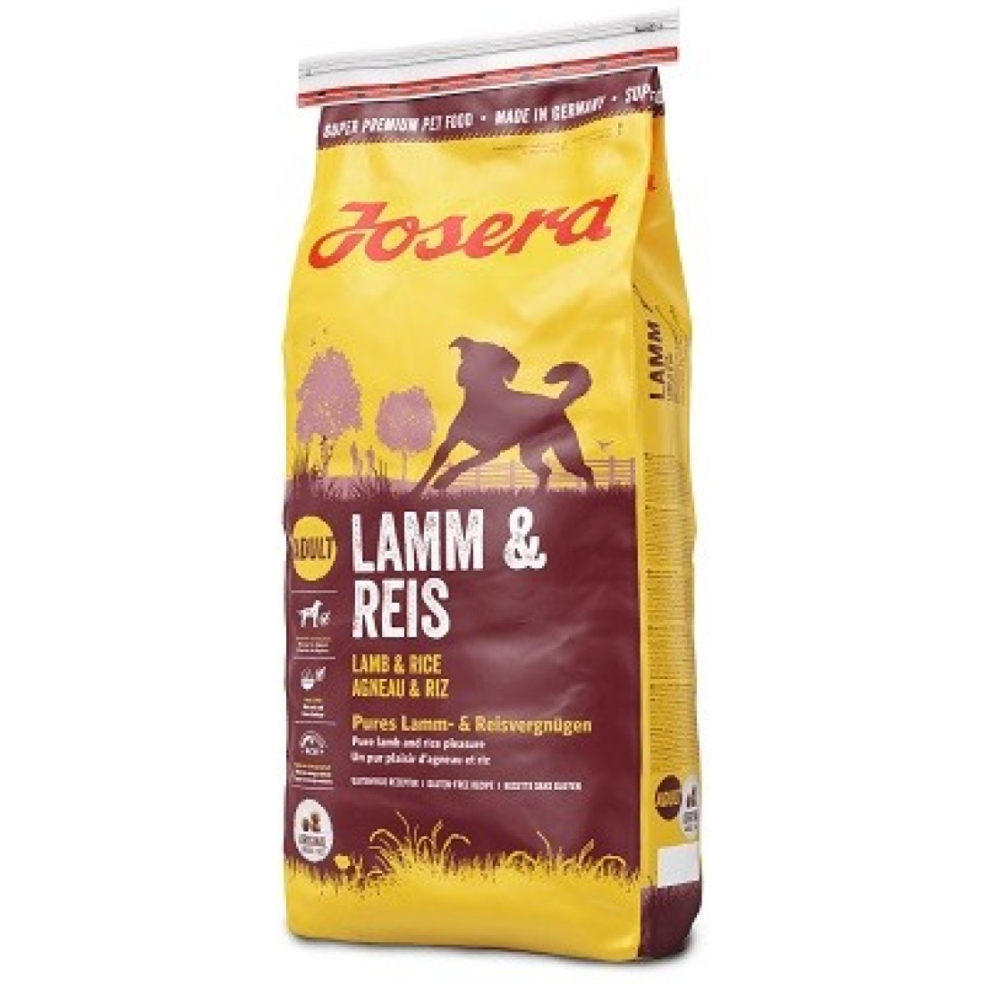Josera Lamb & Rice sausas pašaras šunims