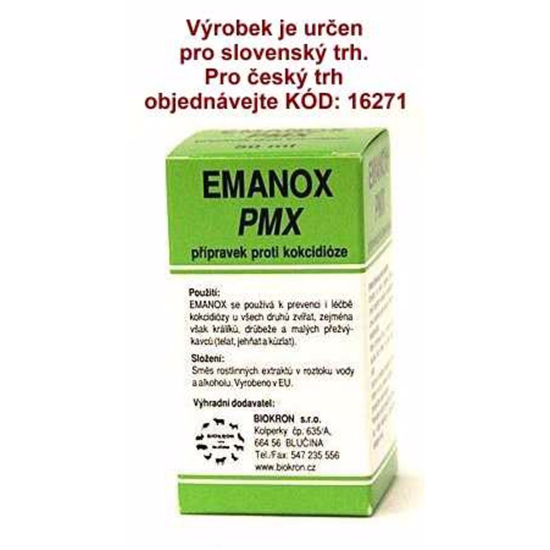 EMANOX PMX nuo kokcidiozės 50 ml !SK!