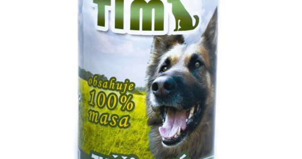 Timas šuo Zvěřinová, konservuoti 1200 g